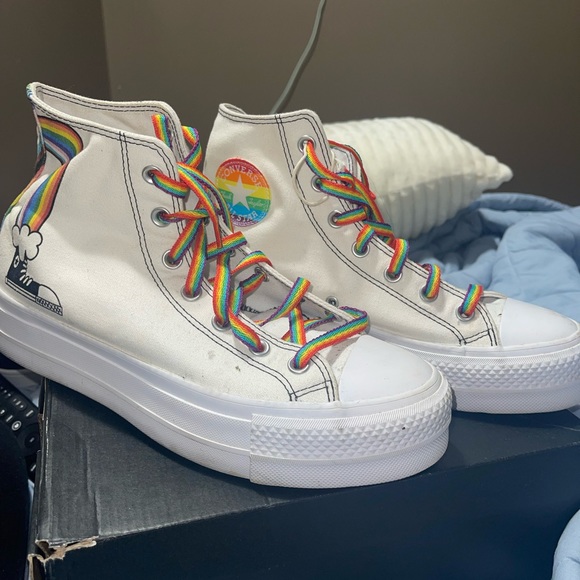 Converse | Shoes | Custom Chuck Taylor All Star Platforms | Poshmark